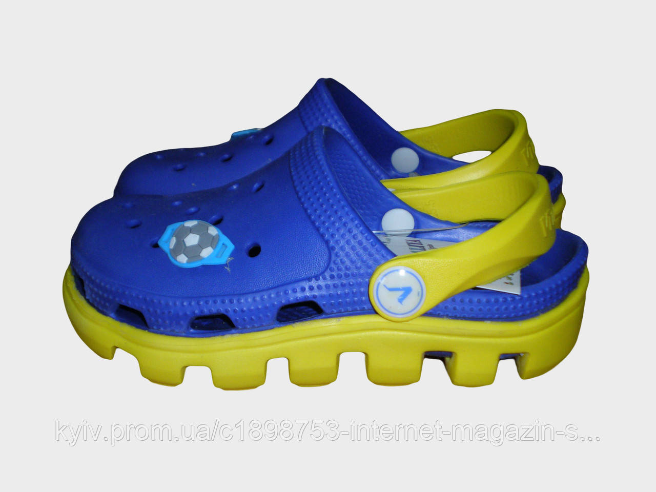 Кроксы двухцветные Vitaliya для мальчиков, ТМ Виталия Украина, р-р 20 ...