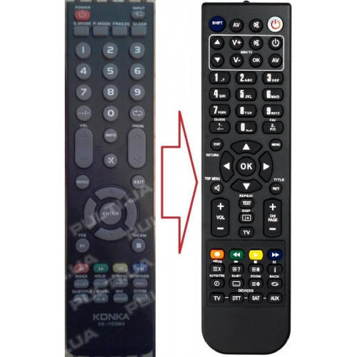 Купить Пульт для KONKA KK-Y098A (аналог), цена 245 ₴ — Prom.ua (ID#1150702762)