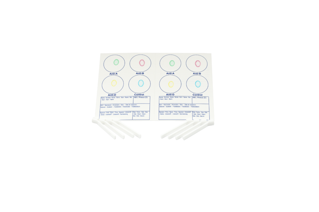 Карти діагностичні Eldoncard 2521 для визначення групи крові AB0 і ISO ...