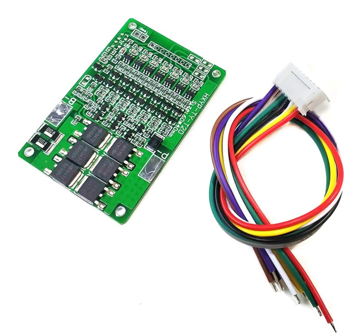 BMS контролер 7S акум 3,7 V Li-ion 25,9-29,4V 15A заряду/розряджання ...