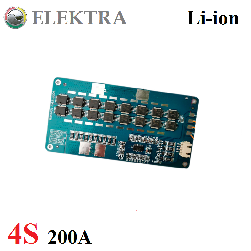 BMS 4S 200A для акумуляторів Li-ion (3,7V), контролер заряду/розряду з ...