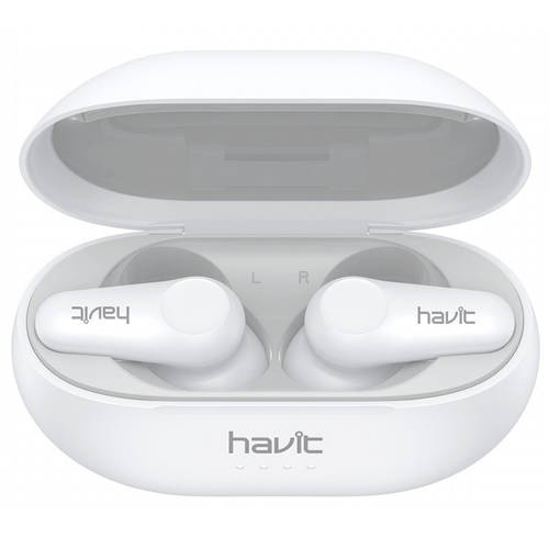 Купить Беспроводные наушники в кейсе HAVIT TW915 TWS Белый, цена 1778 грн — Prom.ua (ID#1670714919)