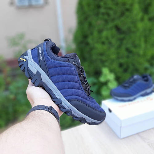 Купить Merrell Vibram Black Термо кроссовки мужские синие на еврозму ...