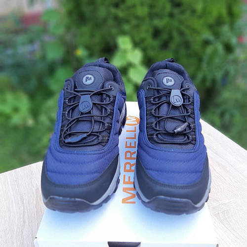 Купити Кросівки чоловічі сині на єврозму Merrell Vibram Black. Чоловіче ...