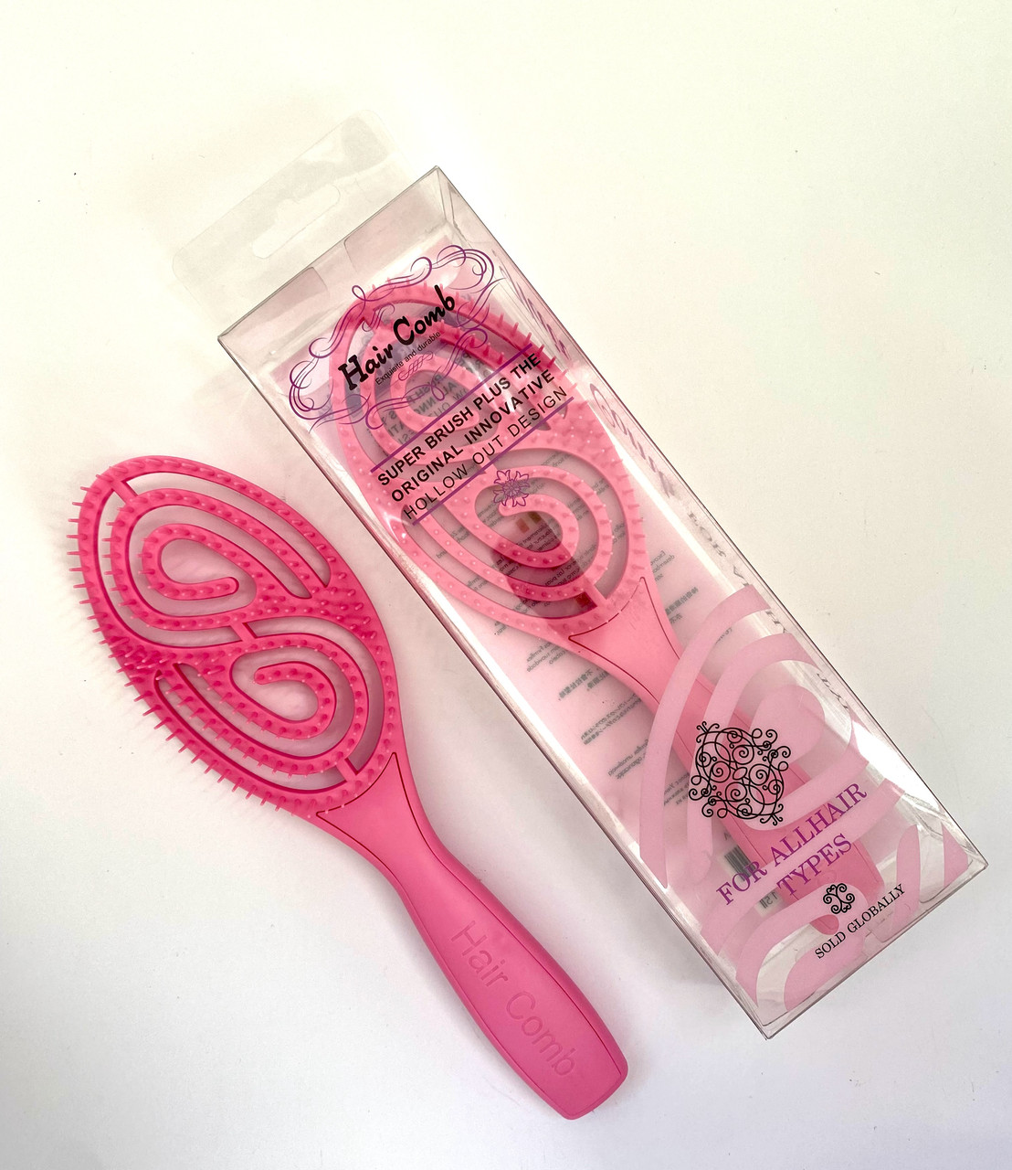 Расческа для волос изогнутая HAIR COMB. Профессиональная расческа для ...