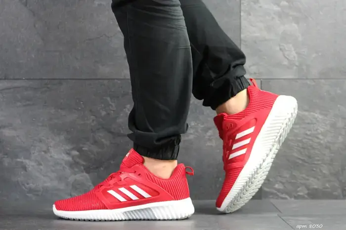 Купить Мужские кроссовки Adidas Адидас Climacool, сетка, пена, красные ...