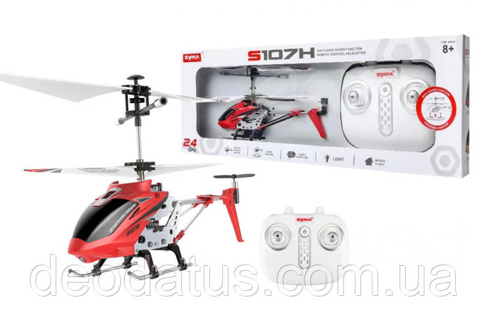 Вертолет на радиоуправлении Syma S107H с гироскопом, металл световые ...