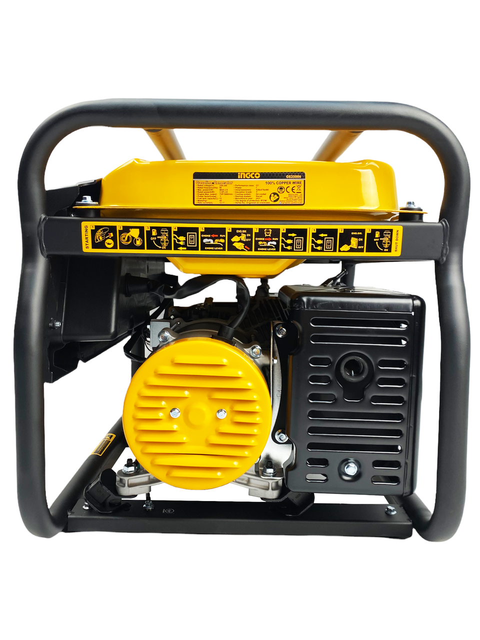 3,5кВт Генератор бензиновий INGCO GE35006 INDUSTRIAL AVR | Мідна ...