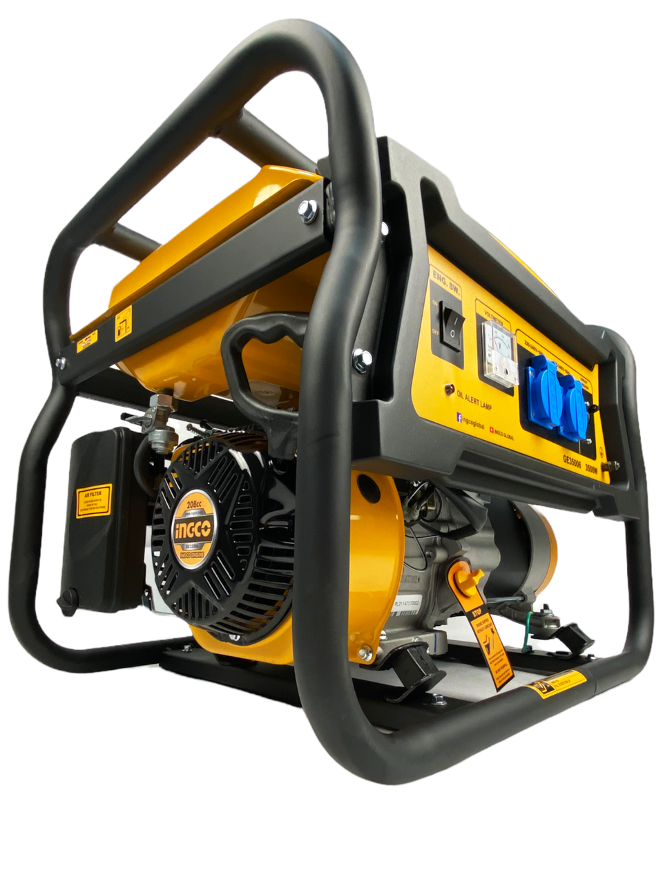 3,5кВт Генератор бензиновий INGCO GE35006 INDUSTRIAL AVR | Мідна ...