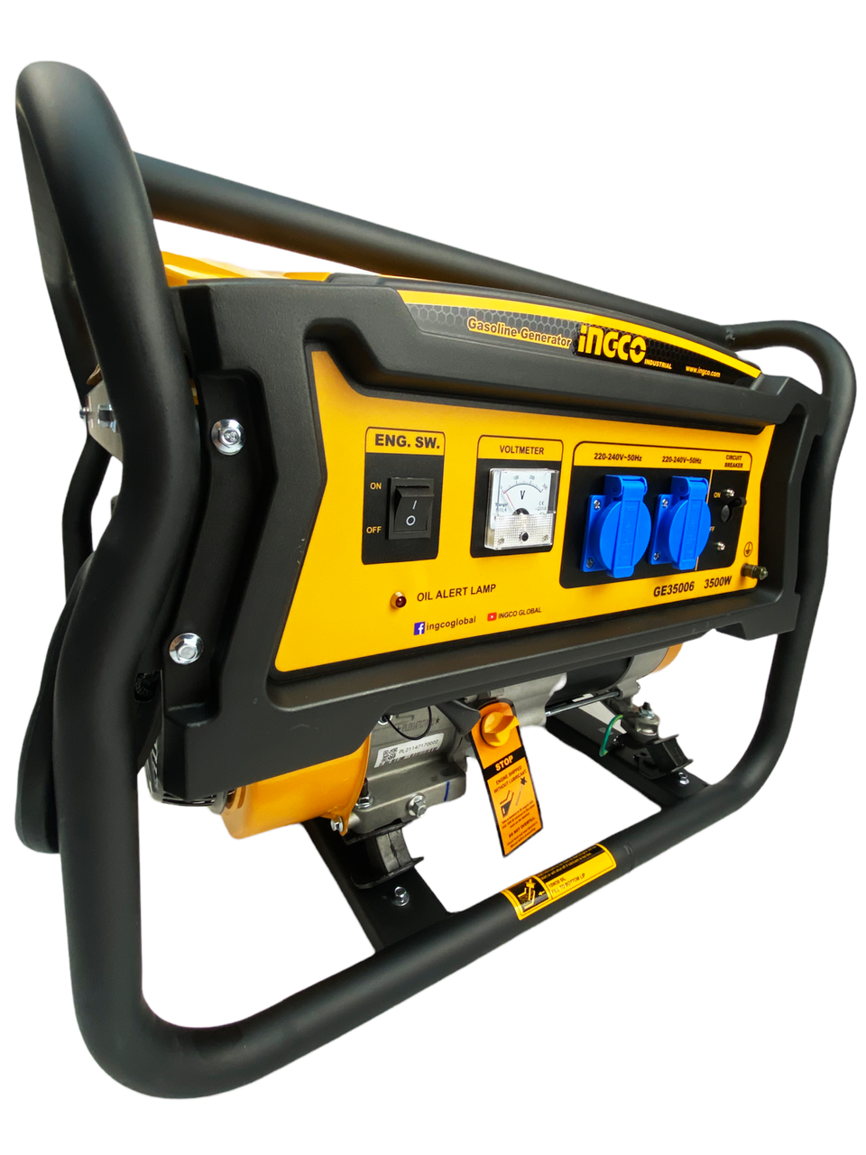 3,5кВт Генератор бензиновий INGCO GE35006 INDUSTRIAL AVR | Мідна ...