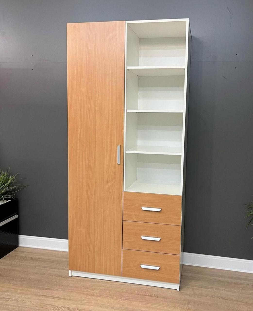 Купити Шафа для одягу з полицями шухлядами та кронштейном ціна 5190 ₴ Prom Ua Id 1671299430