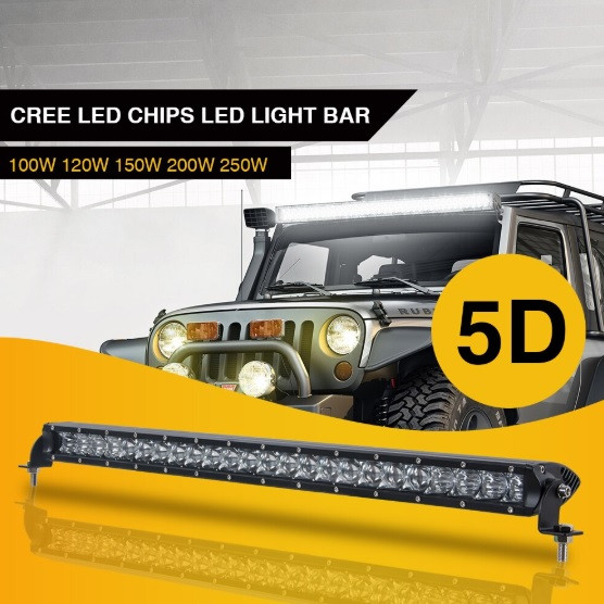 Купити Протитуманна LED Фара Балка 943*43*80mm 180W (5W*36) 10-30V Дальний/Spot (LC4 5D 180W ...