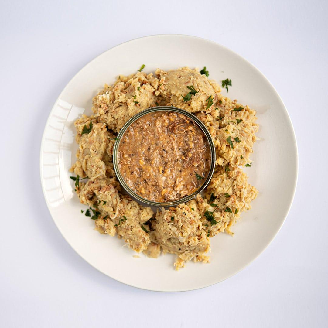 Консерва Moya Pucha Zlamane Zebro - свинячі ребра в гірчично-цибульному ...