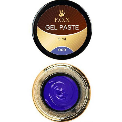 Купить Гель-паста F.O.X Gel paste 009 темно-синий 5 мл, цена 78.30 ...