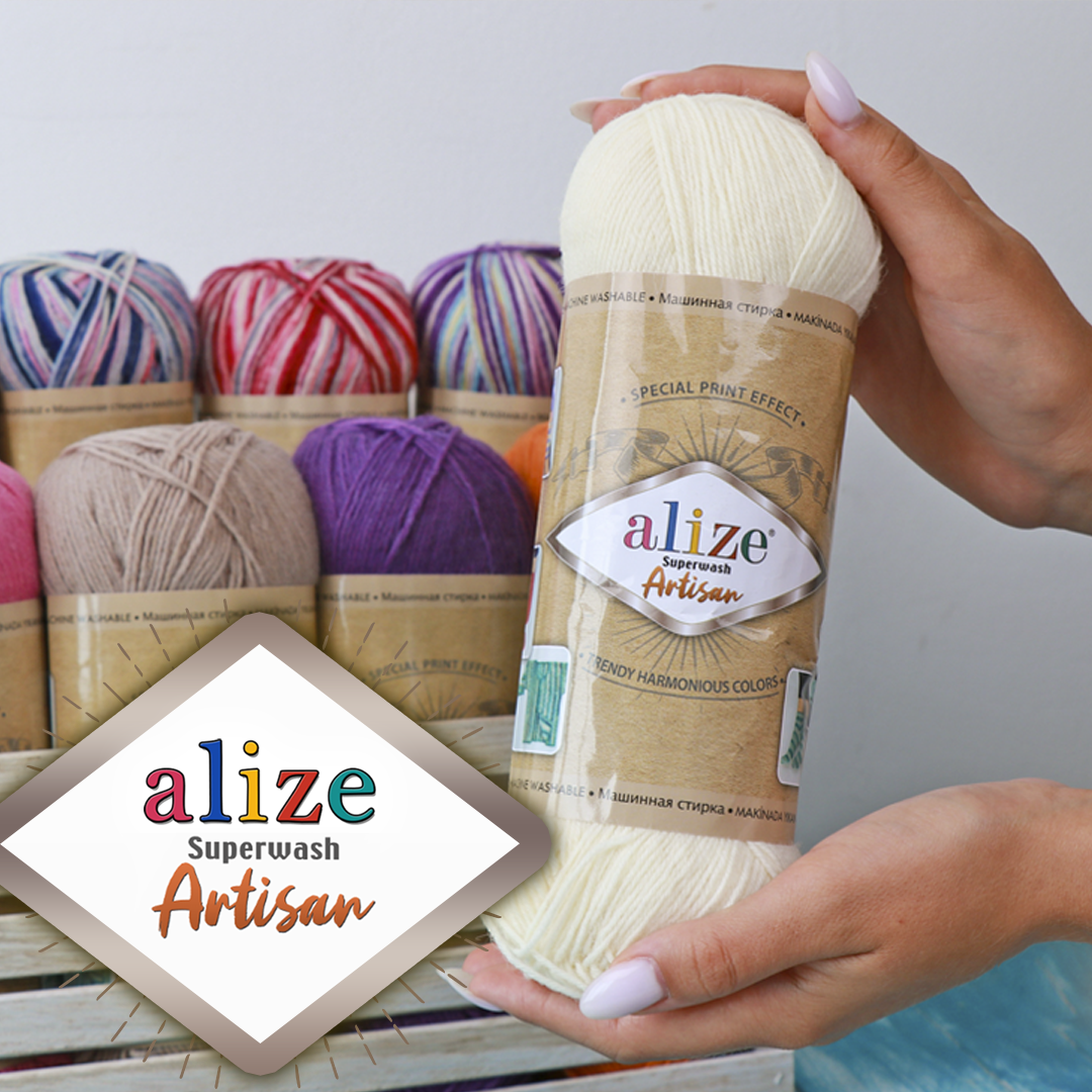 Alize Superwash Artisan (Алізе Супервош Артісан) 🧦 Вовняна шкарпеткова пряжа. Новини компанії ...