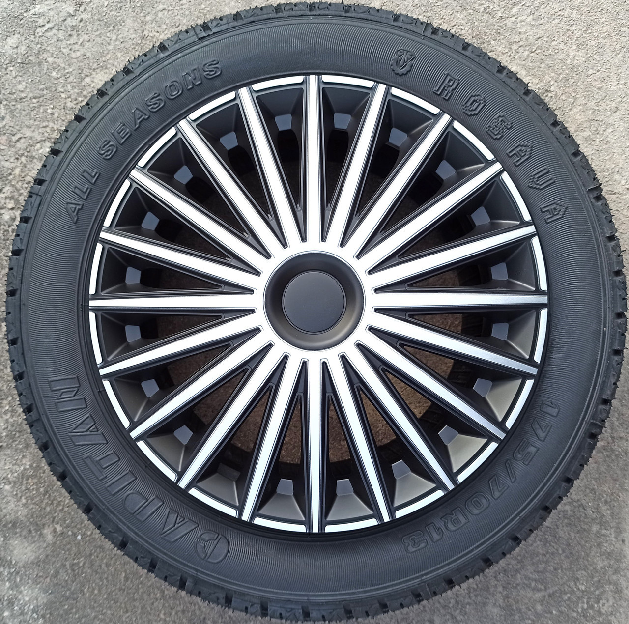 Колпаки Argo R16 универсальные Р16 DAKOTA SILVER & BLACK, цена 982 грн ...