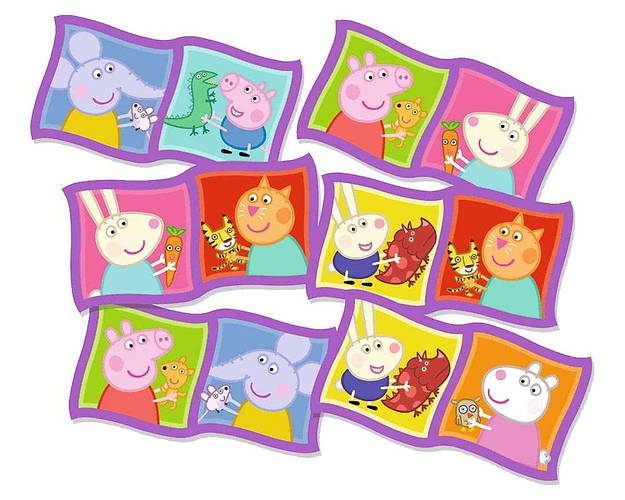 Купить Настільна гра Доміно: Cвинка Пеппа (Domino: Peppa Pig), цена 165 ...