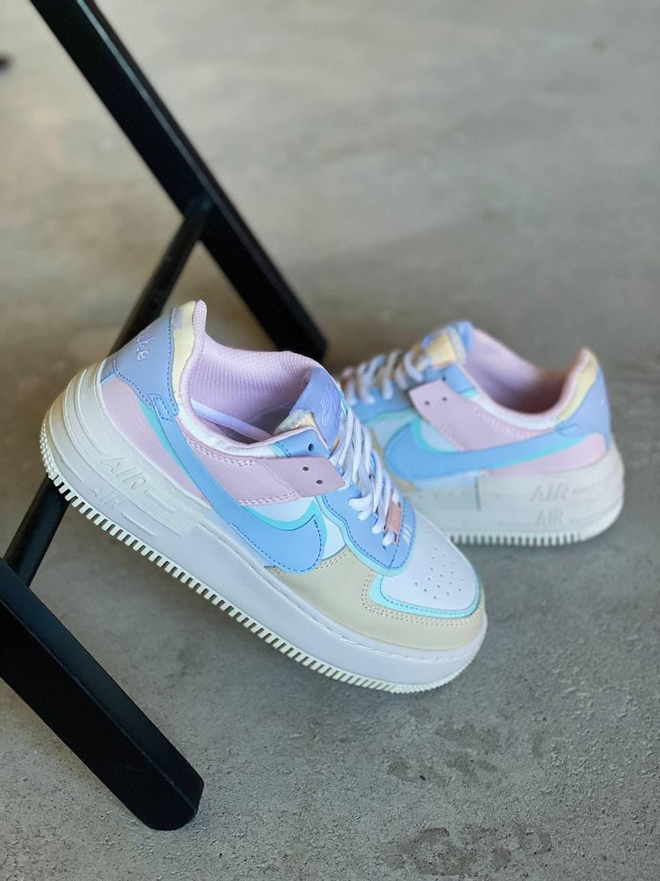 Кроссовки женские Nike Air Force/Найк Эир Форс, стильные кожаные кеды ...