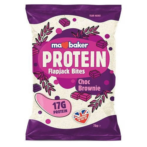 Батончик Ma Baker Protein Bites, 75 грамм, шоколадный брауни, цена 40 ...
