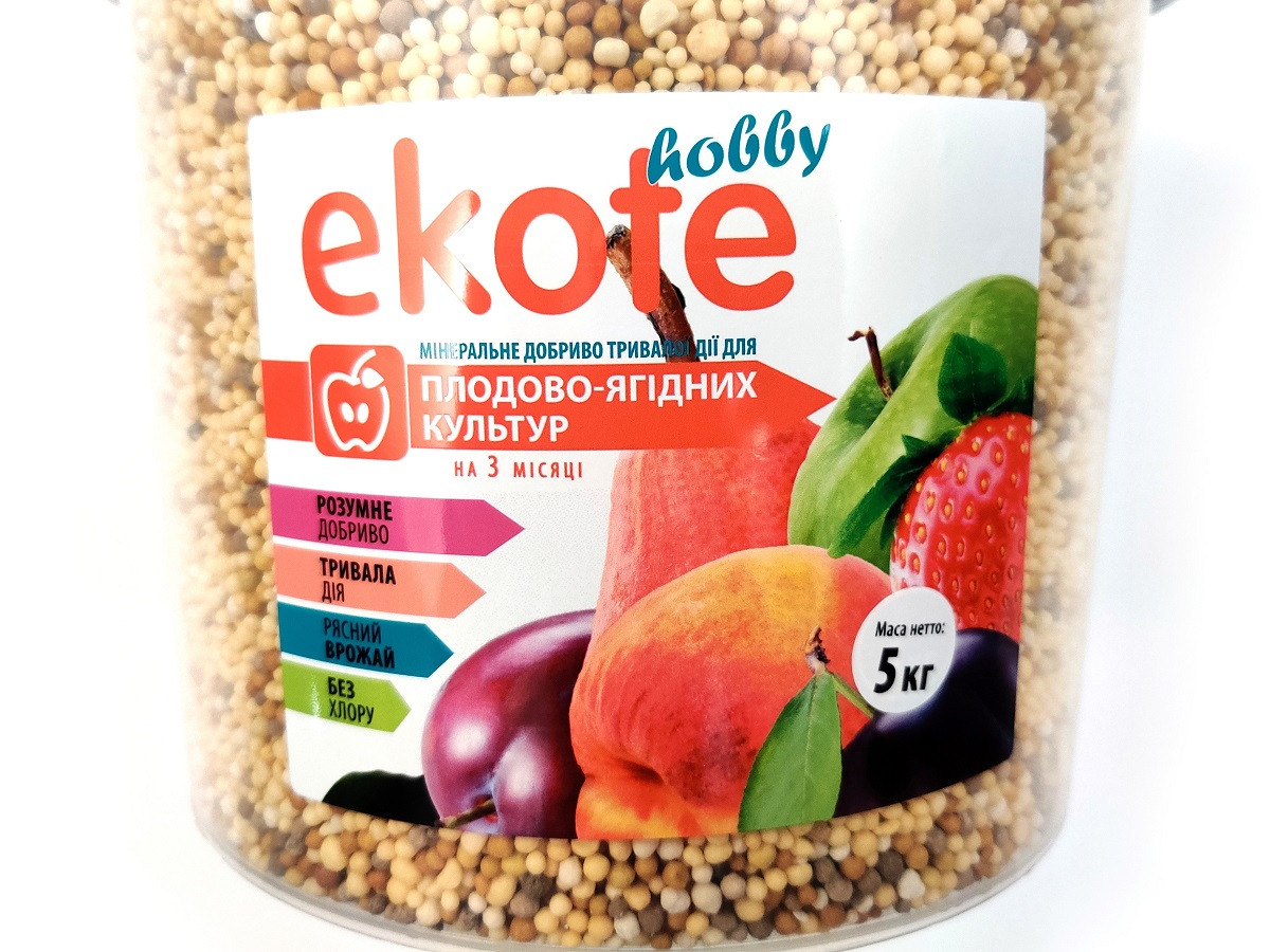 Купити Добриво Ekote для плодово-ягідних культур 3-4 місяці, 5 кг ...