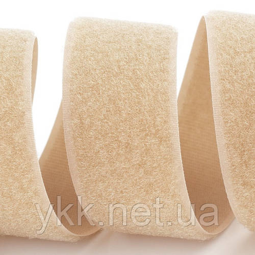 Застежка Velcro (липучка) 38 мм, ПЕТЕЛЬКИ, бежевый (F25 LH 38 beige 277 ...