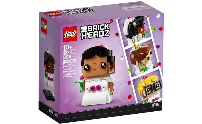 Купить LEGO Brick Headz Невеста, цена 1679 грн — Prom.ua (ID#1673045864)