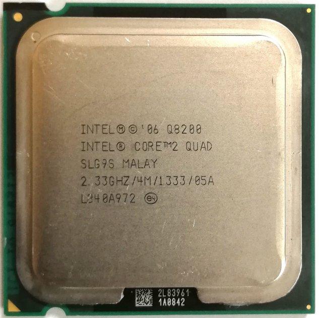 Процессор Intel Core 2 Quad Q8200 R0 SLG9S 2.33 GHz 4 MB Cache 1333 MHz ...