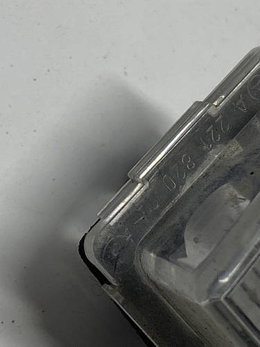 Фонарь подсветки номерного знака Mercedes C207, W204, W212, W221, C216 ...