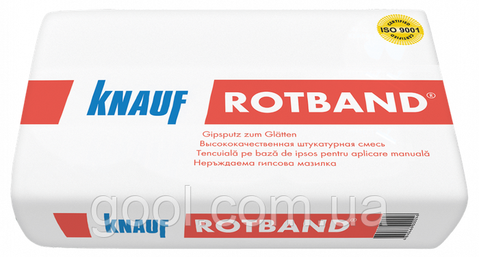 Шпаклівка Кнауф Ротбанд стартова гіпсова мішок 30 кг, ціна: 373.10 ₴, купити на Prom.ua