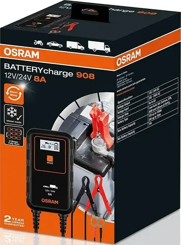 Зарядное устройство 8Amps Osram OEBCS908 (ID#1673643923), цена: 3493 ...