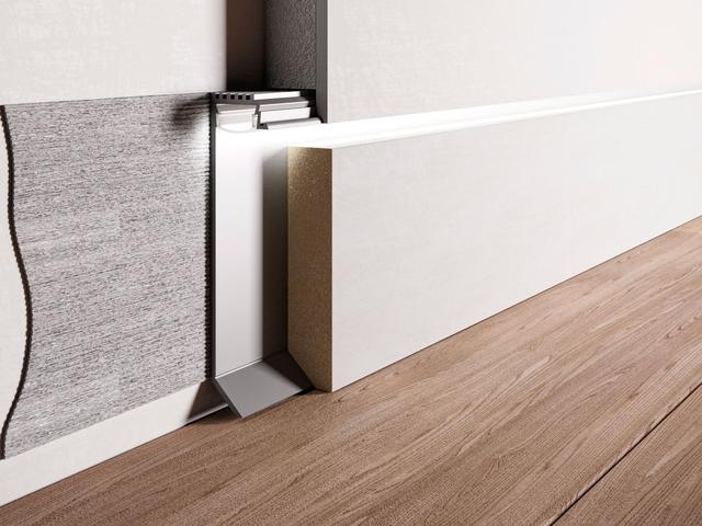 Компоненты к плинтусу скрытого монтажа. Изготовление и оптовая продажа ...