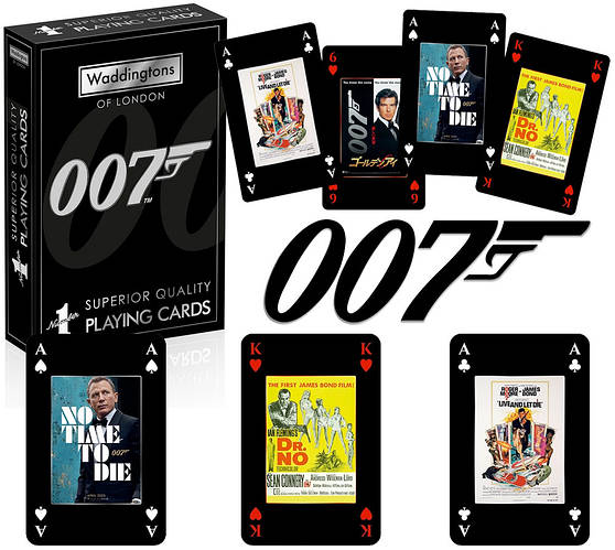 Купить Гральні карти Waddingtons James Bond 007, цена 165 ₴ — Prom.ua ...