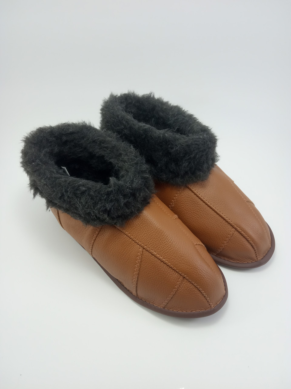 Кожаные Мужские Тапочки на Кожаной Подошве 41-50 Рр — Купить Недорого ...