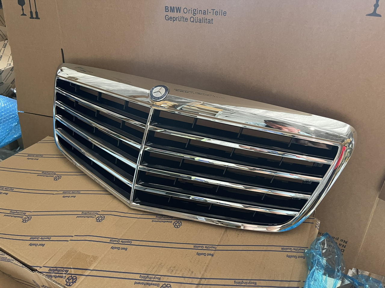 Решетка Радиатора MERCEDES E-CLASS W211 — в Категории "Автомобильные ...