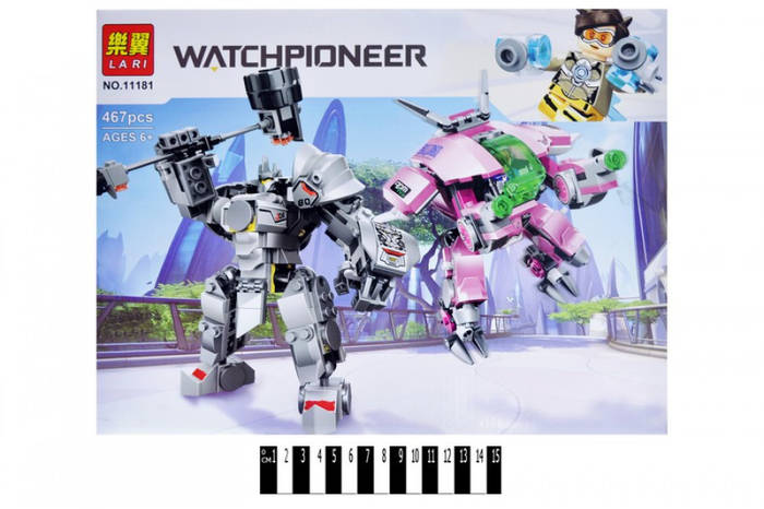 Конструктор "OVERWATCH" "Д.Ва та Райнхардт" (коробка) 467дет 11181 р.37 ...