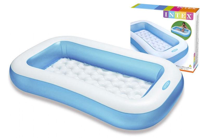 Басейн Дитячий 57403 Голубий Прямокутник, Реф. Дно, Рем Комплект в ...