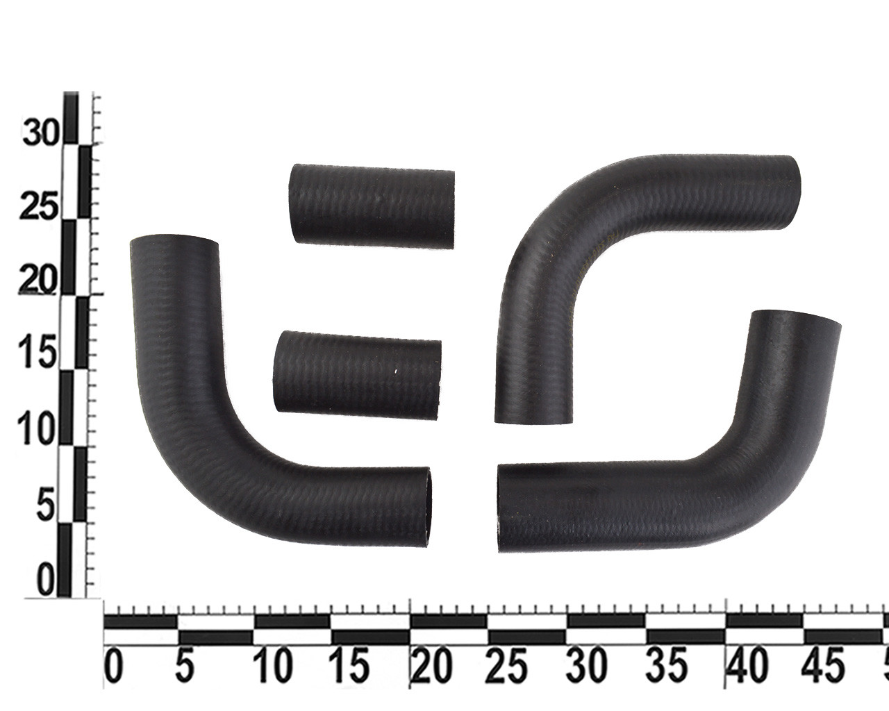 Купити Патрубок радіатора ГАЗ 3110 дв. ЗМЗ 406 (к-т 5 шт)., ціна 215 ₴ - Prom.ua (ID# 1672552091)