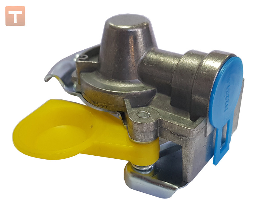 4522002120 Головка соединительная М22 с клапаном желтая (НР Турция),по ...