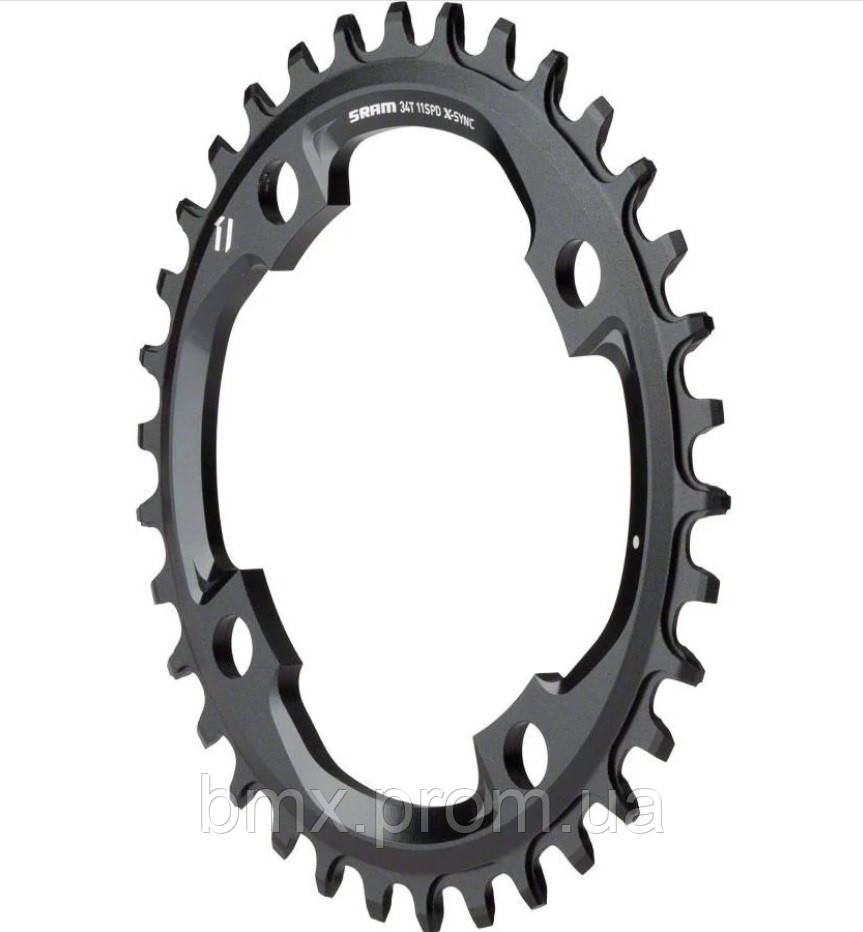 Зірка SRAM X-SYNC 36 TOOTH 104MM BCD 4-BOLT CHAINRING FITS 10- AND 11-SPEED SRAM CHAINS (ID ...