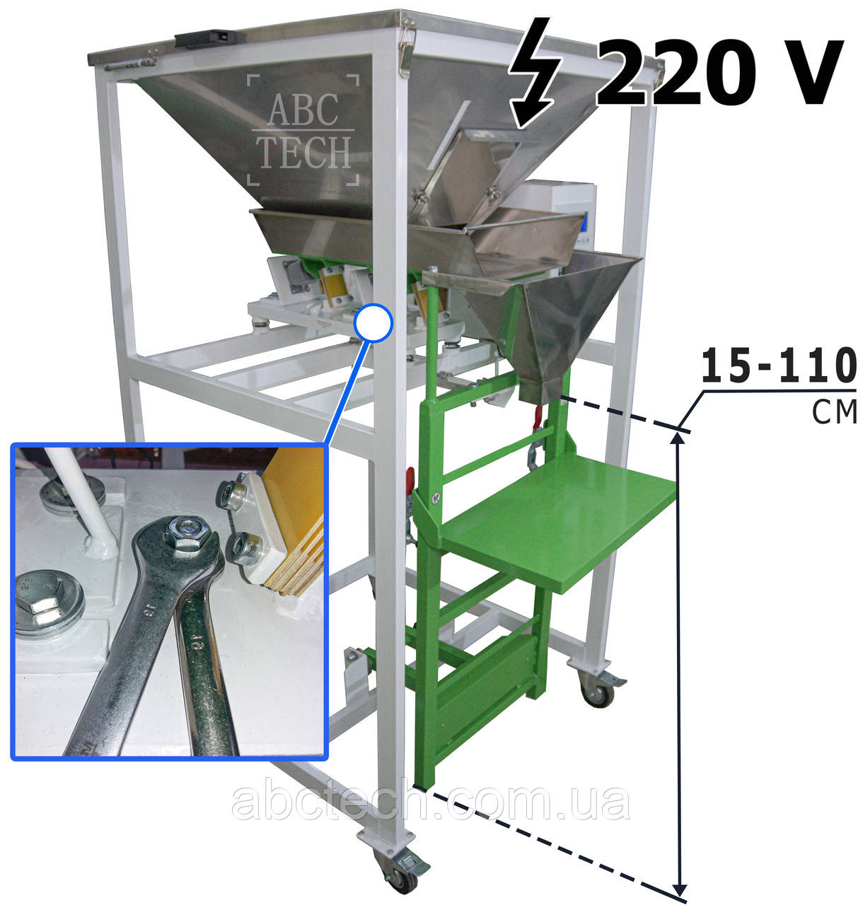 Ваговий дозатор для сипучих 1-50 кг ВД-4н, Напівавтоматичний ...