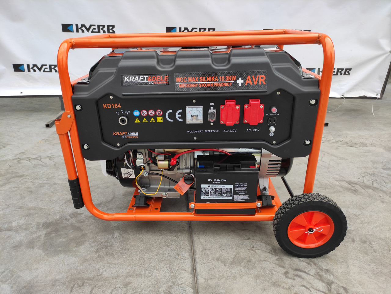 Дизельний генератор Kraft & Dele 7000W 12/230V KD123 однофазний ...