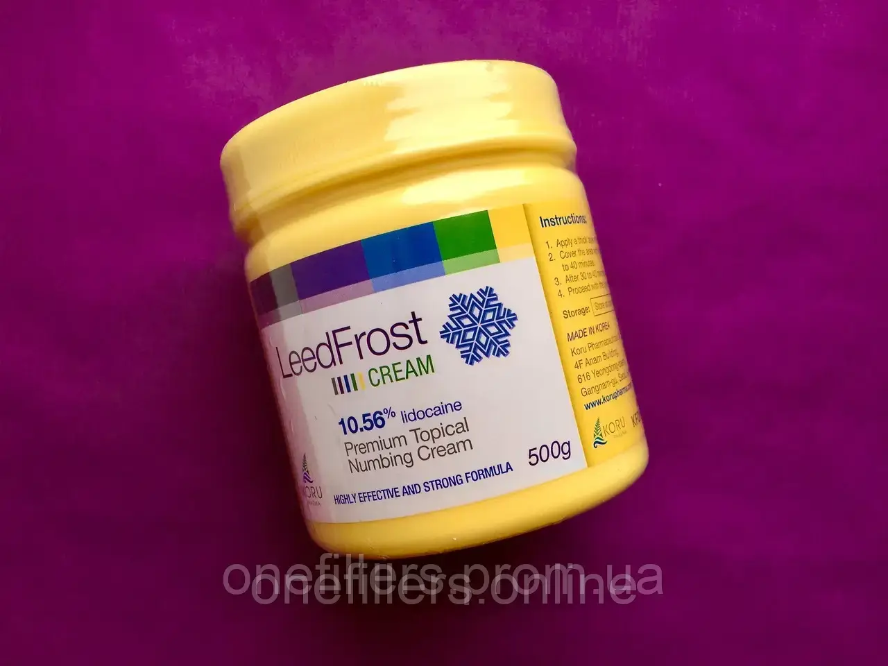 Купити Leed Frost Cream 10.56% анестетик крем 500 г (ЛідФрост Крем ...