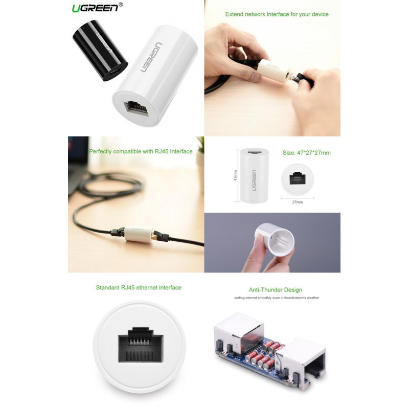 Купить Удлинитель сетевого кабеля 1000 Мбит/с RJ45 Ugreen Ethernet ...