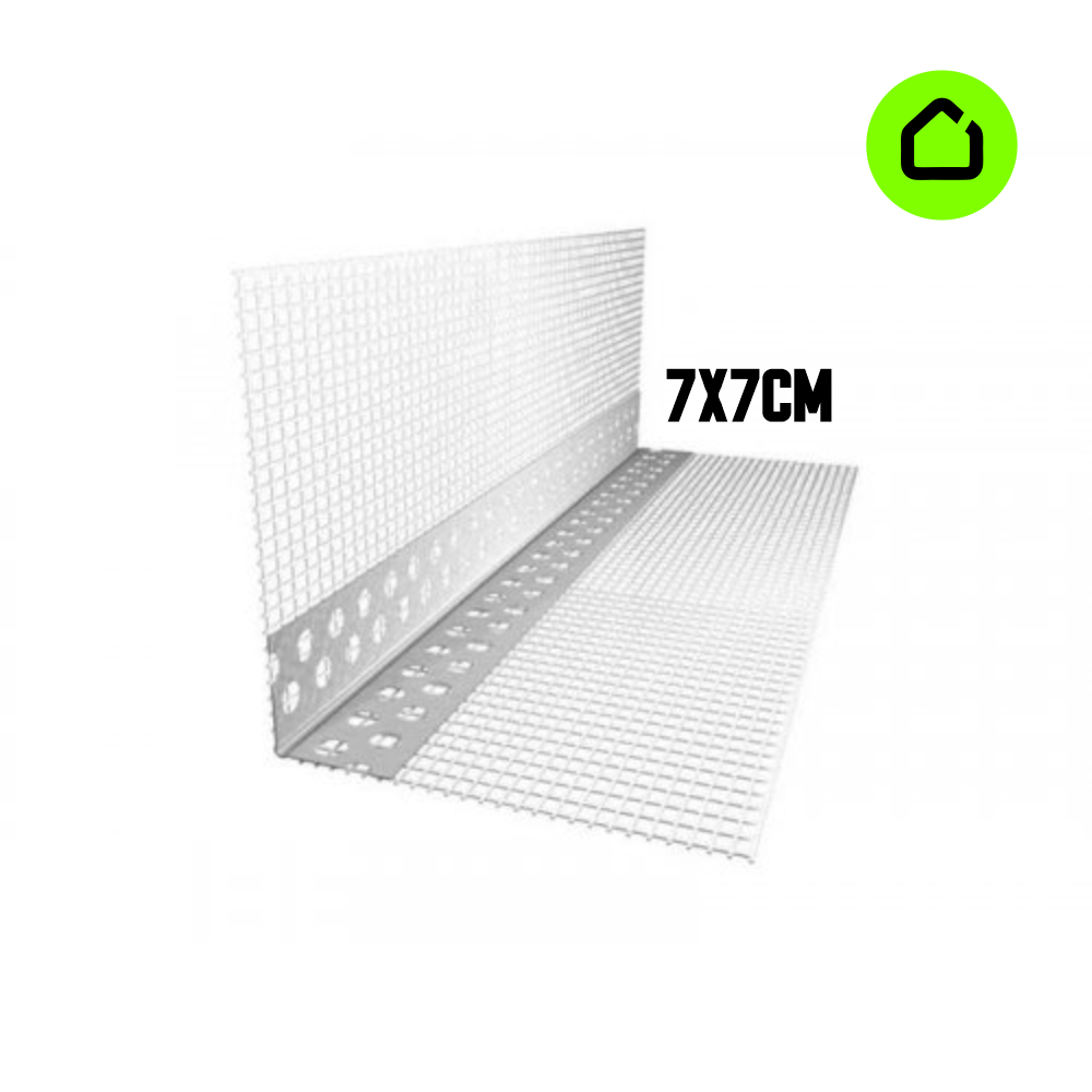 Угол ПВХ с сеткой 3м (7+7см), цена 31 грн — Prom.ua (ID#1674901987)