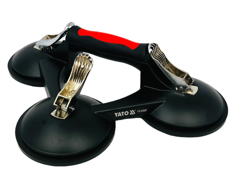 Потрійна Присоска YATO 125мм до 190 Кг для Гладкої І Рельєфної Плитки ...