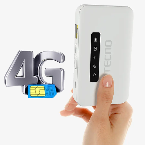 Портативный WiFi роутер з GSM модемом TECNO TR118 4G-LTE | Lifecell ...
