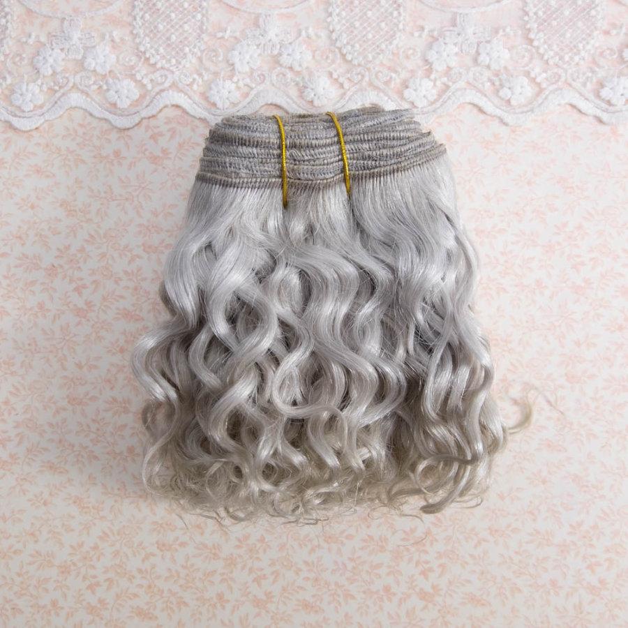 100 грам Коза Натуральна Остева Кудрі Треси для Лялькового Волосся ...