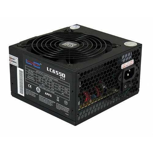 БЛОК Живлення LC-POWER LC6550 V1.3 ATX на 550W з ACTIVE-PFC 24+4 (+8pin ...