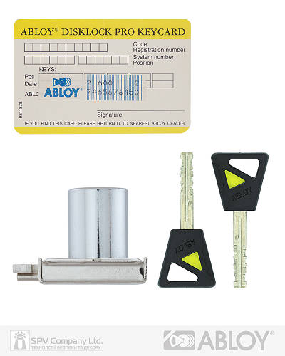Купить Замок меблевий ABLOY OF205 20мм 25,0мм 11_DISCS CR DISKLOCK_PRO 2KEY DLP_D 2A00 BOX, цена ...