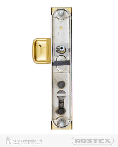 Фурнітура захисна ROSTEX R1/R4 R fix-mov DIN PLATE 92мм Титан_PVD 22мм ...